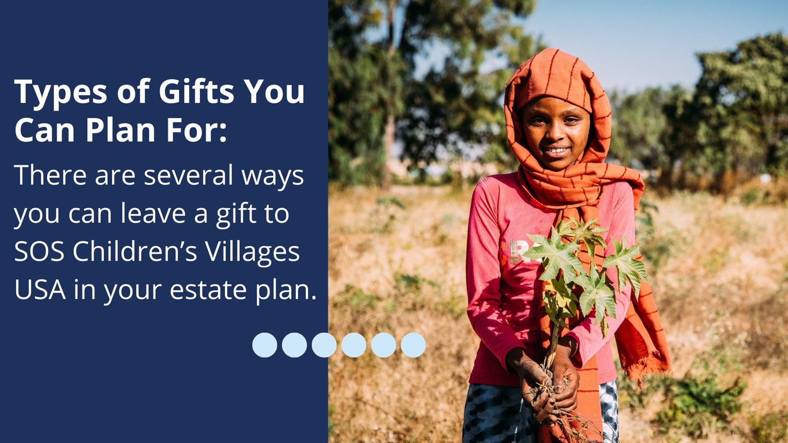 Legacies, Gifts and Wills - SOS Children's Villages USA