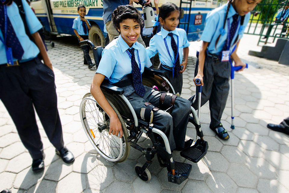 Health care gifts: Wheelchair for a child - SOS Children's Villages USA